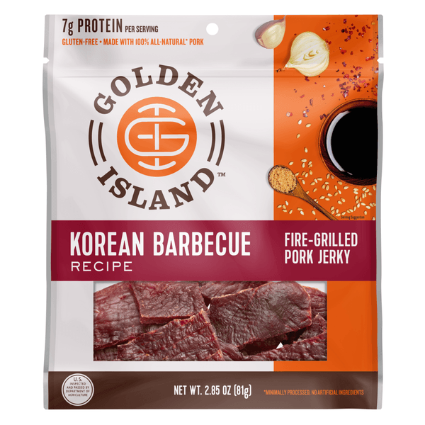 Golden Island Pork Jerky Clip Strips, 2.85oz (2x6ct) – RepRally Catalog